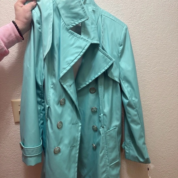 Metaphor | Jackets & Coats | Metaphor Womens Light Blue Trench Coat ...
